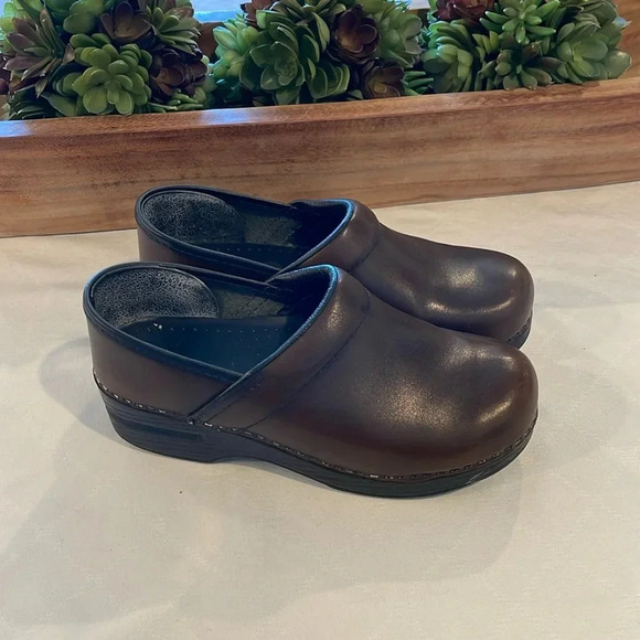 Dansko | Shoes | Dansko Pro Professional Clogs Brown Size 36 Euc | Poshmark